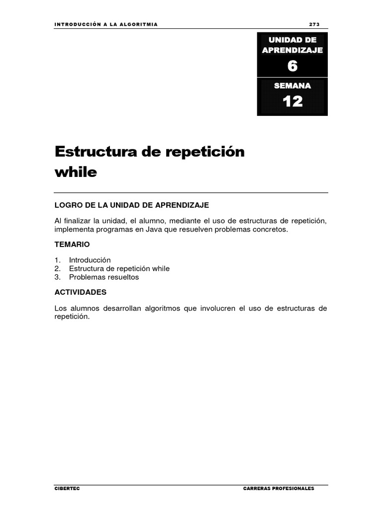 IA - Estructura de Repetición WHILE | PDF | Algoritmos | Ingeniería de ...