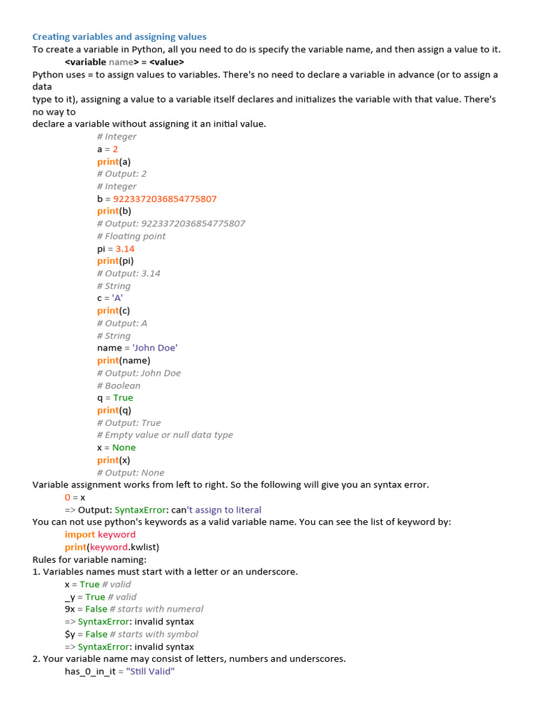 Python Programs | PDF | Data Type | Variable (Computer Science) Python Programs | PDF | Data Type | Variable (Computer Science)