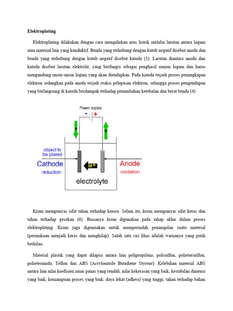 Elektroplating | PDF | Sains & Matematika