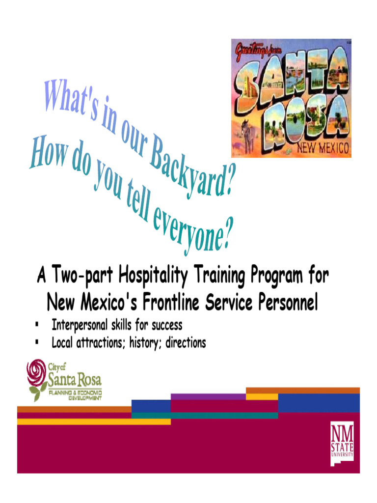 2017hospitality - Training | PDF | Sinkhole | Interpersonal Communication