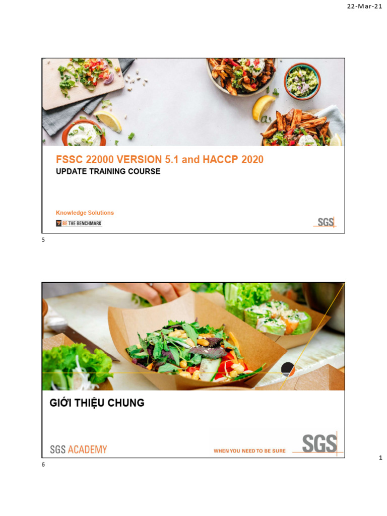 FSSC 22000 V5.1_HACCP 2020 | PDF