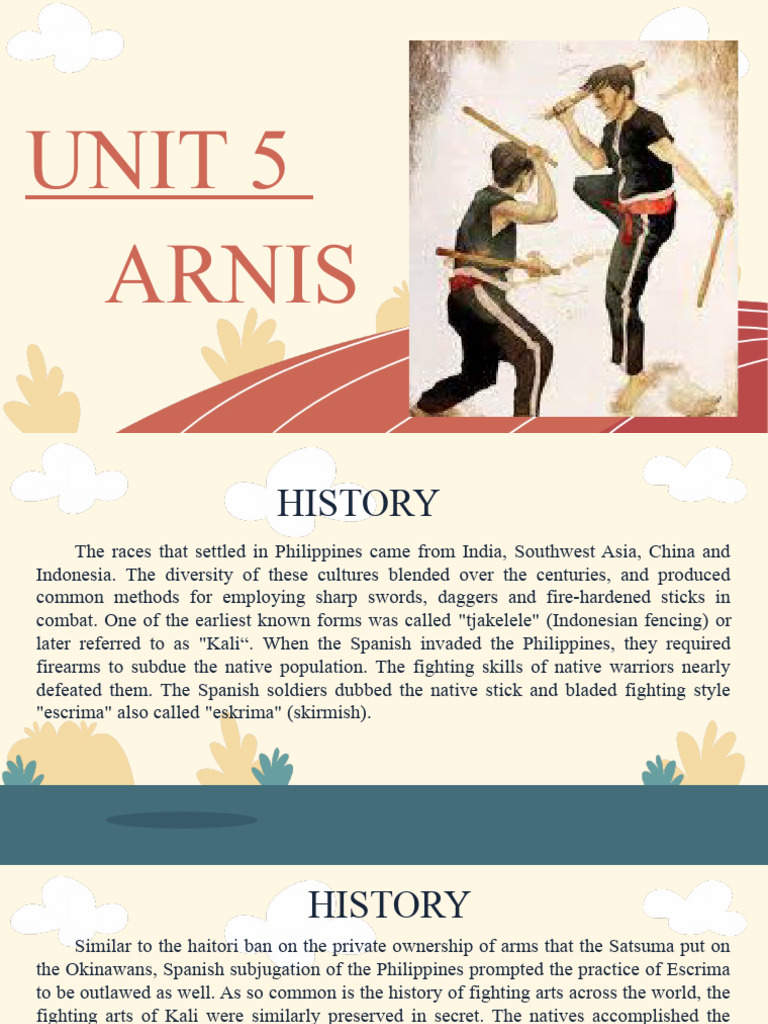 Arnis PPT Group 2final | PDF | Combat Sports