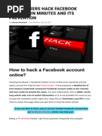 How To Hack Instagram Accounts Best Working Methods | PDF | Phishing ...