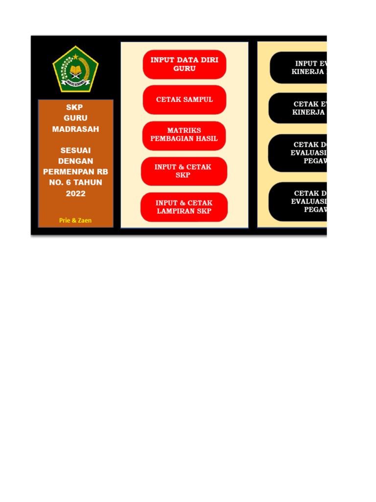 Contoh SKP Guru Kelas Permen 6 2022 | PDF