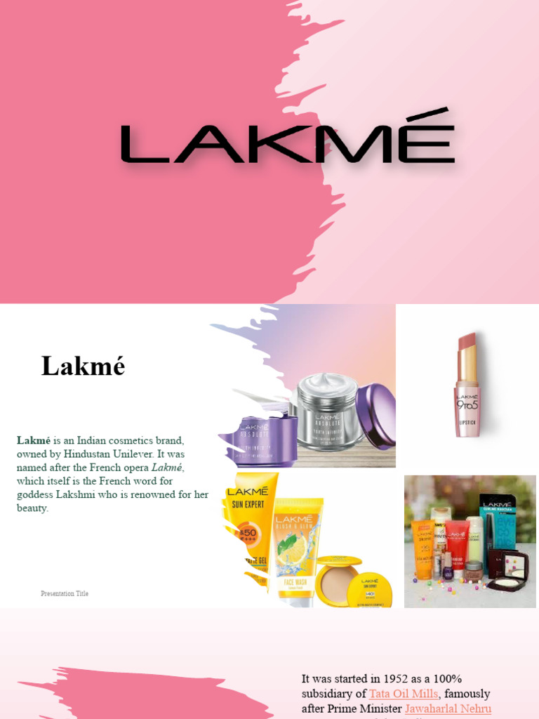 Presentation On LAKME | PDF