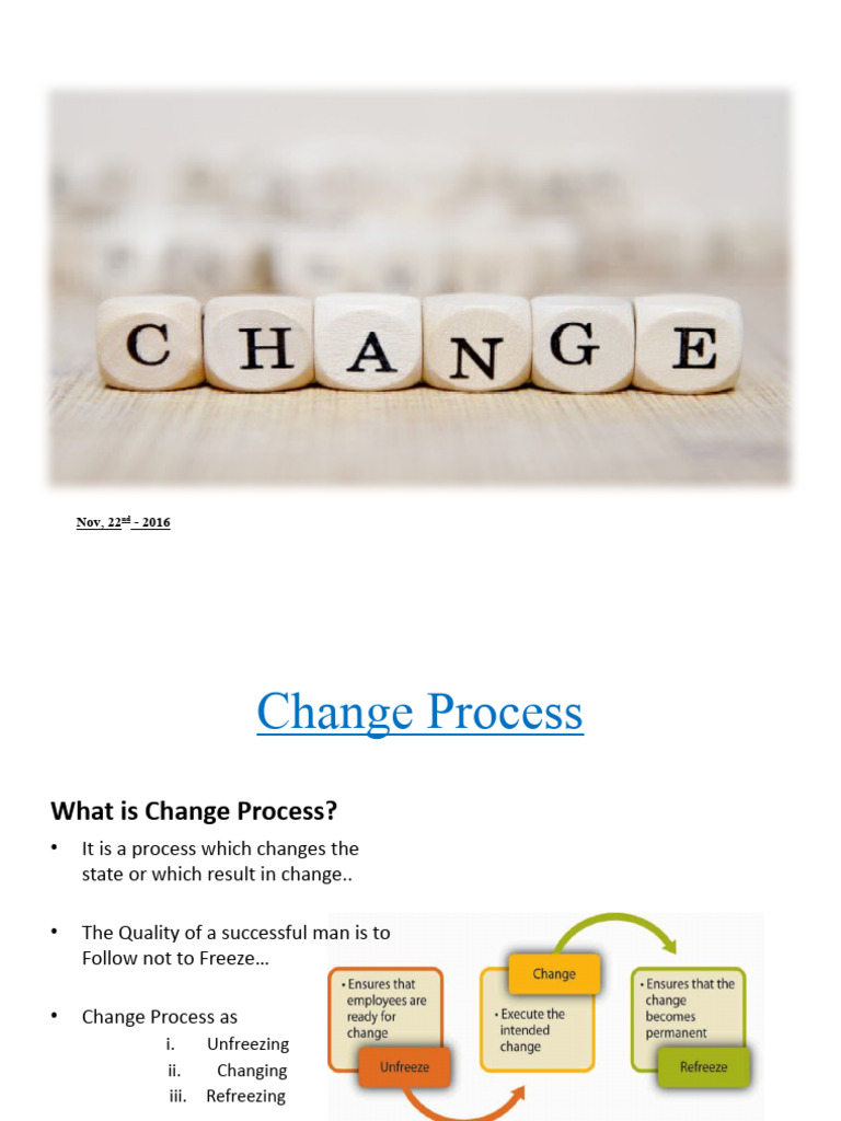 Presentation (Topic .Change) | PDF | Change Management | Business