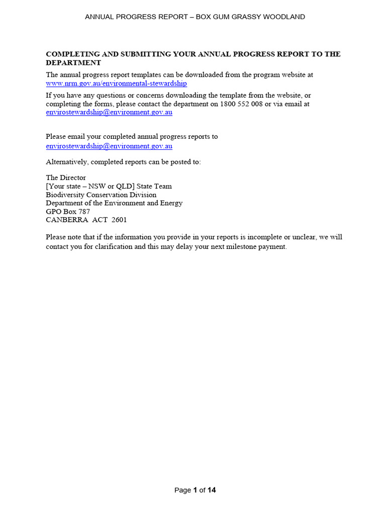 Annual Progress Report Template | PDF | Audit | Expense