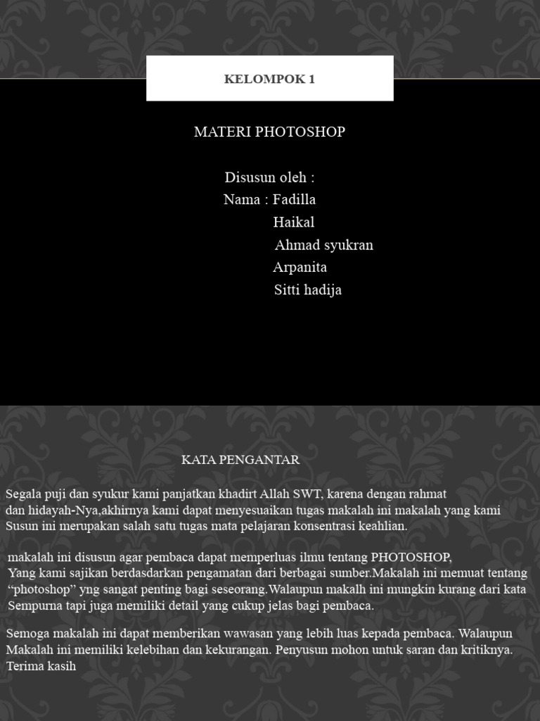 KELOMPOK 1 Dilla Makala | PDF