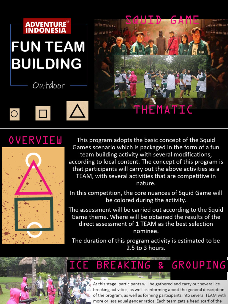 Squid Game Tematik Outdoor English Pdf