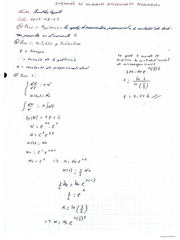Ejercicios Edo Resueltos | PDF