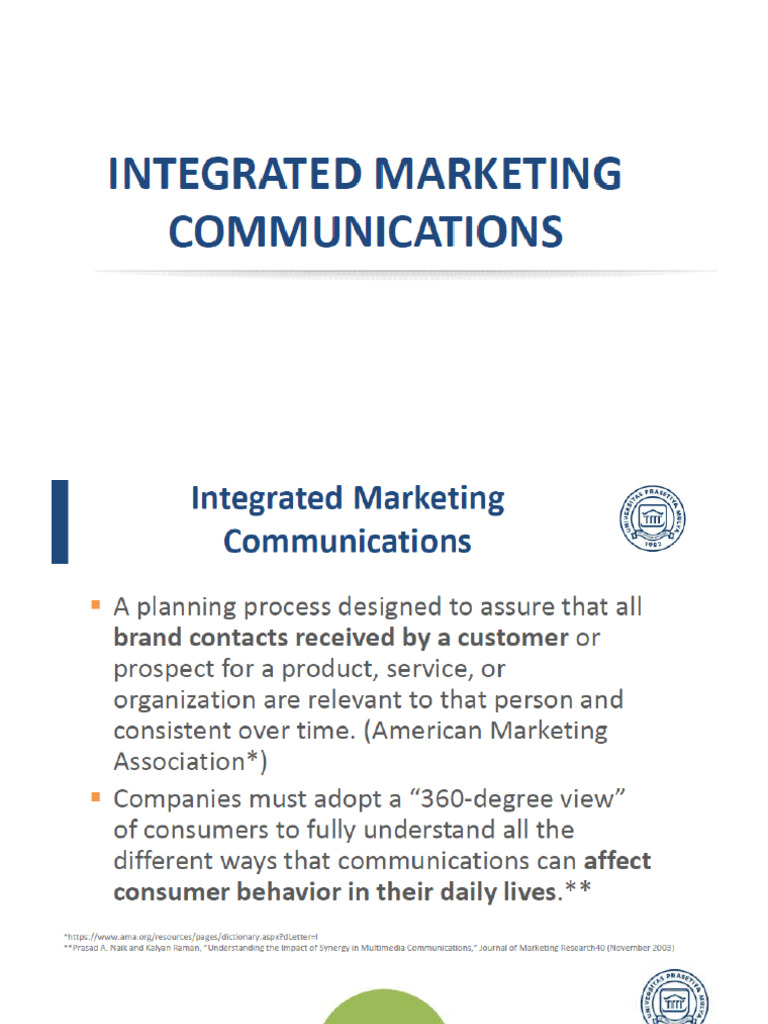 Marketing Communication | PDF