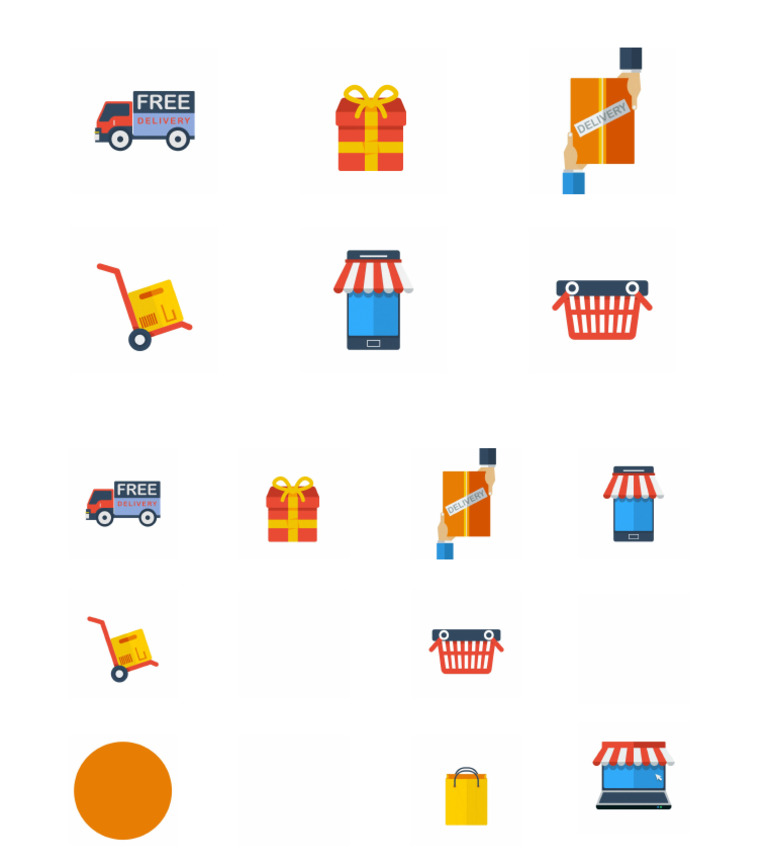 E-Commerce - Shopping Animated GIF Icon Pack by Discover Template | PDF