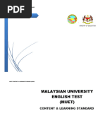 MUET Comprehensive Study Guide | PDF | Grammar | Language Mechanics