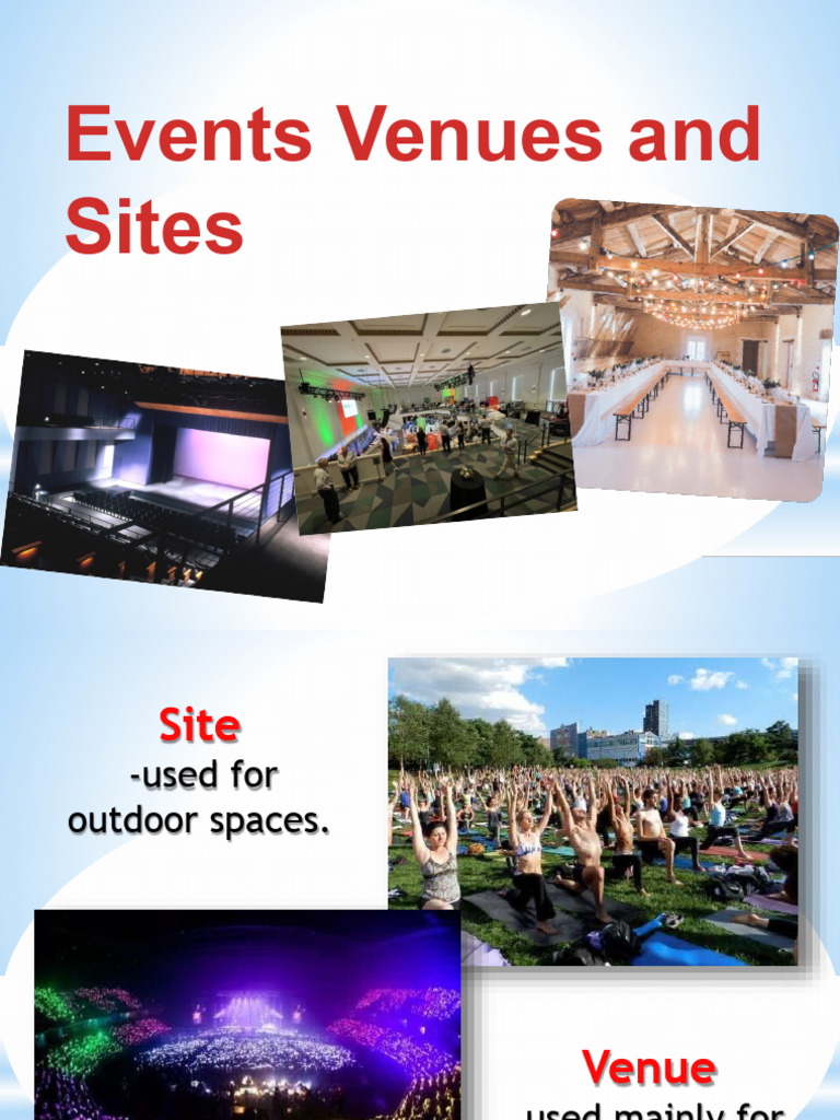 Select Event Venue and Site | PDF