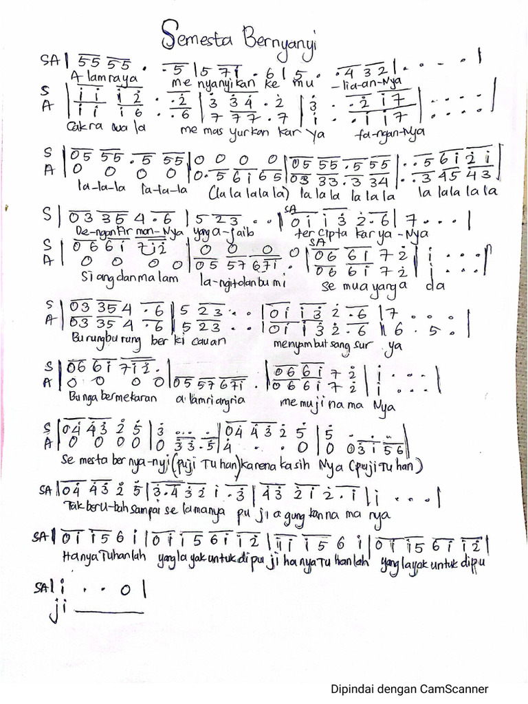 Semesta Bernyanyi | PDF