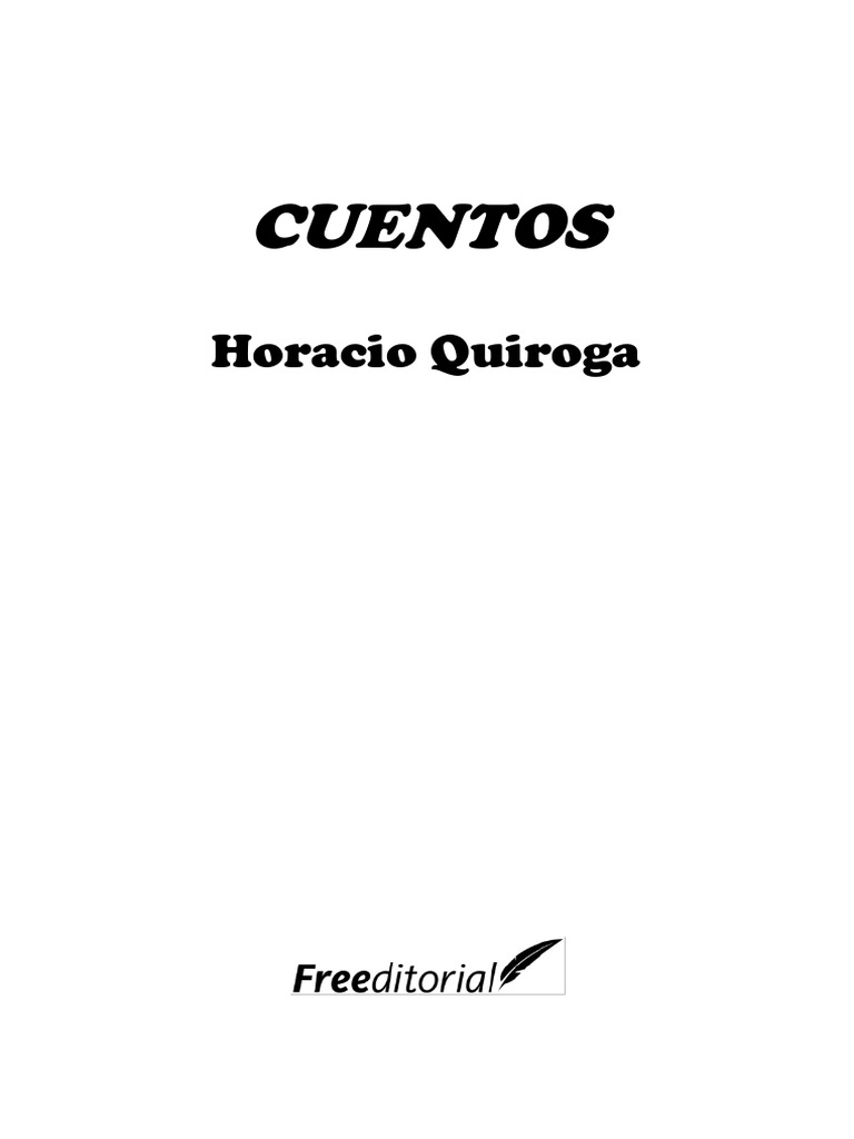 Cuentos - Horacio Quiroga | PDF | Amor | Pollo