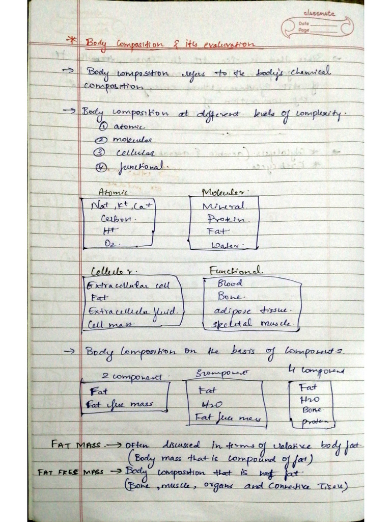 Body Composition | PDF