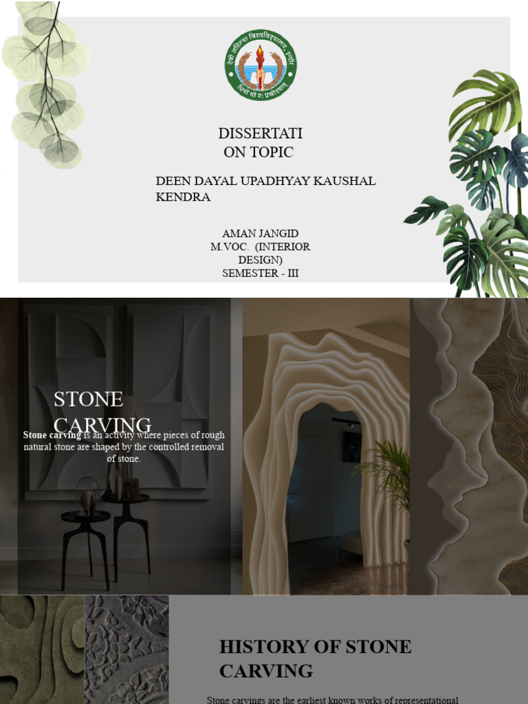 Dissertation | PDF | Sculpture | Interior Design