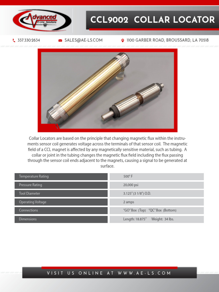 5cdf 49b1 Bd58 97b00bff2966 COLLAR LOCATOR Binder1 | PDF | Inductor ...