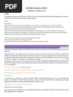 Investiture Ceremony Anchoring Script | PDF