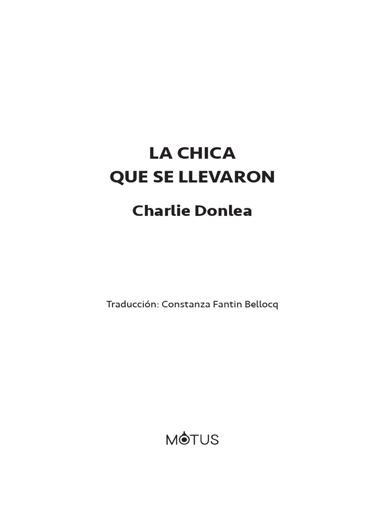 La Chica Que Se llevaron-CAPS-LATAM | PDF
