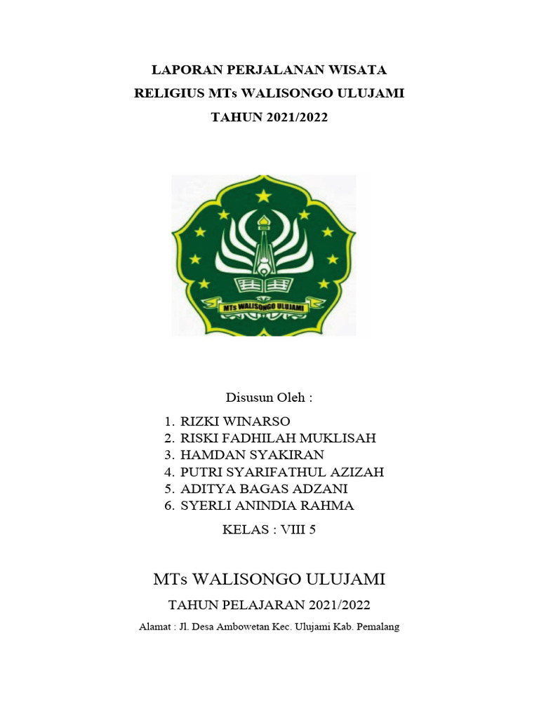 Cover Tugas Sekolah | PDF