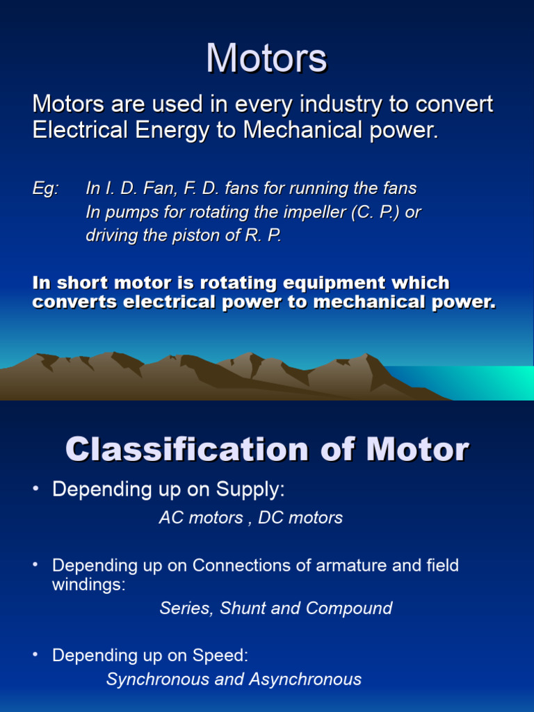Motor | PDF | Electric Motor | Materials Science