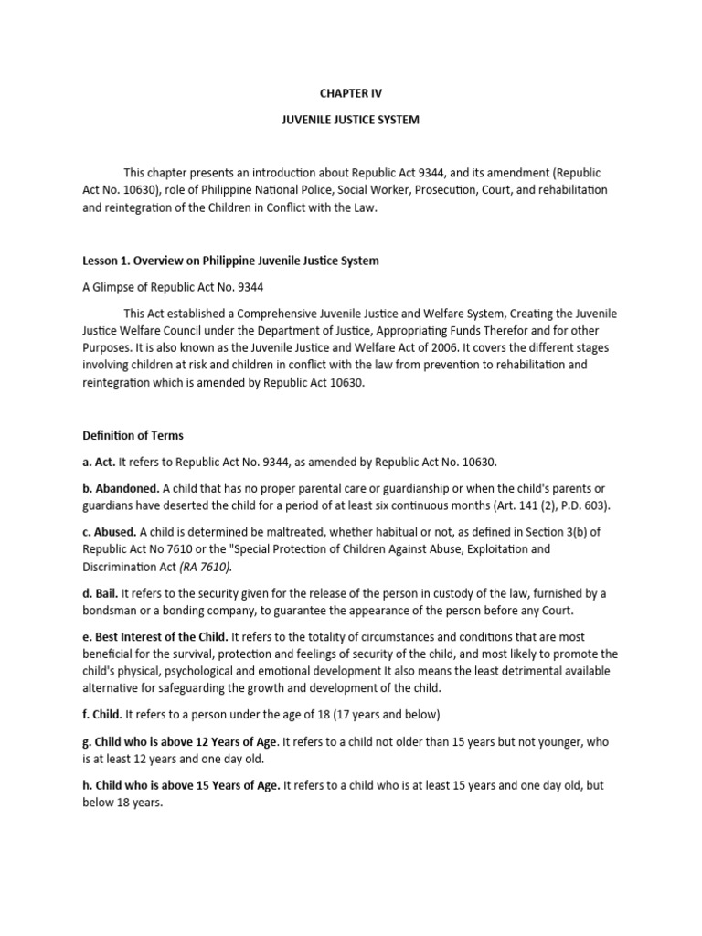 JDJS Notes | PDF | Arrest | Juvenile Delinquency