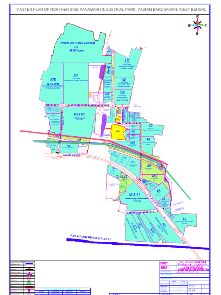 Panagarh Industrial Park Master Plan | PDF