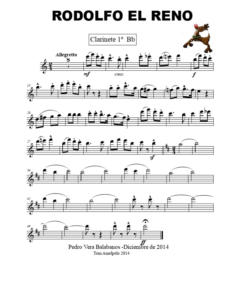 RODOLFO EL RENO ARREGLO ?? | PDF