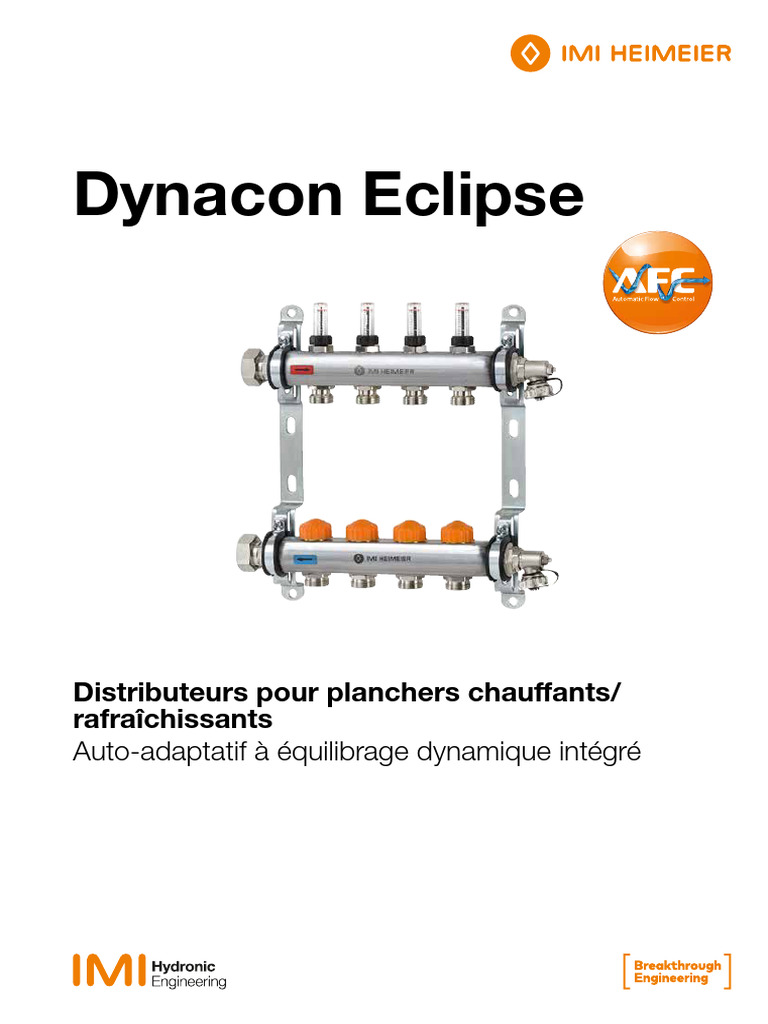Dynacon Eclipse : Distributeurs Auto-Adaptatifs | PDF | Robinet ...