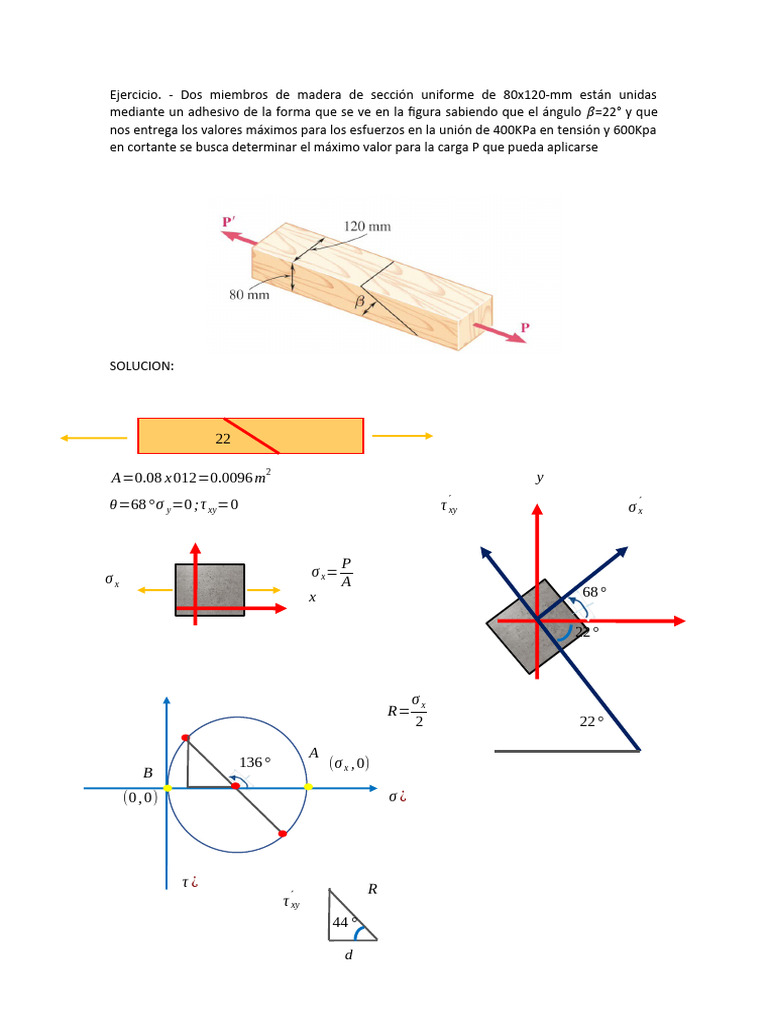 Ejercicio Morh | PDF