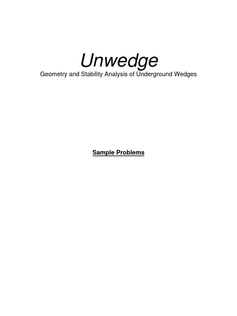 Unwedge Problem Sets | PDF | Probability Density Function | Stress ...