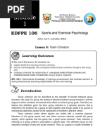 Carron's Model of Team Cohesion Factors | PDF | Leadership | Group ...