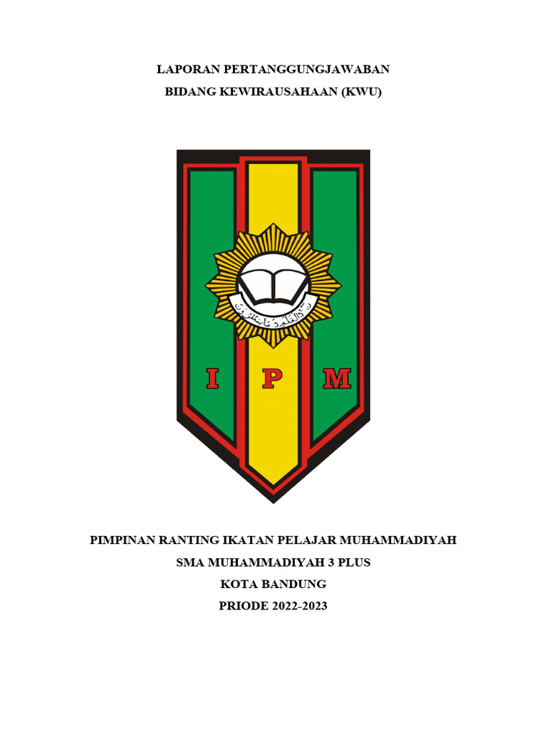 LPJ Bidang Kwu (1) (4) | PDF | Karier & Perkembangan