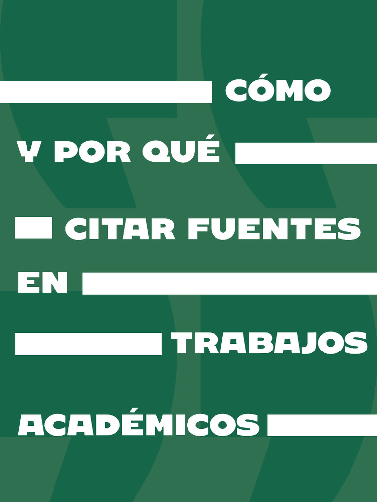 Guía para Citar Fuentes Académicas | PDF | Estilo apa | Plagio