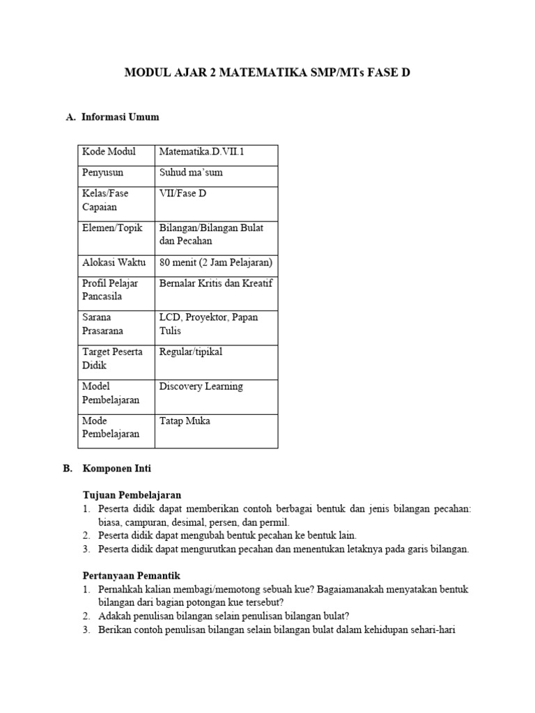 Modul Ajar - Suhud Ma'sum | PDF | Seni
