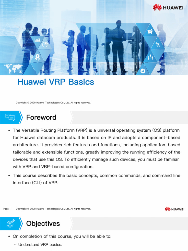 03 Huawei VRP | PDF