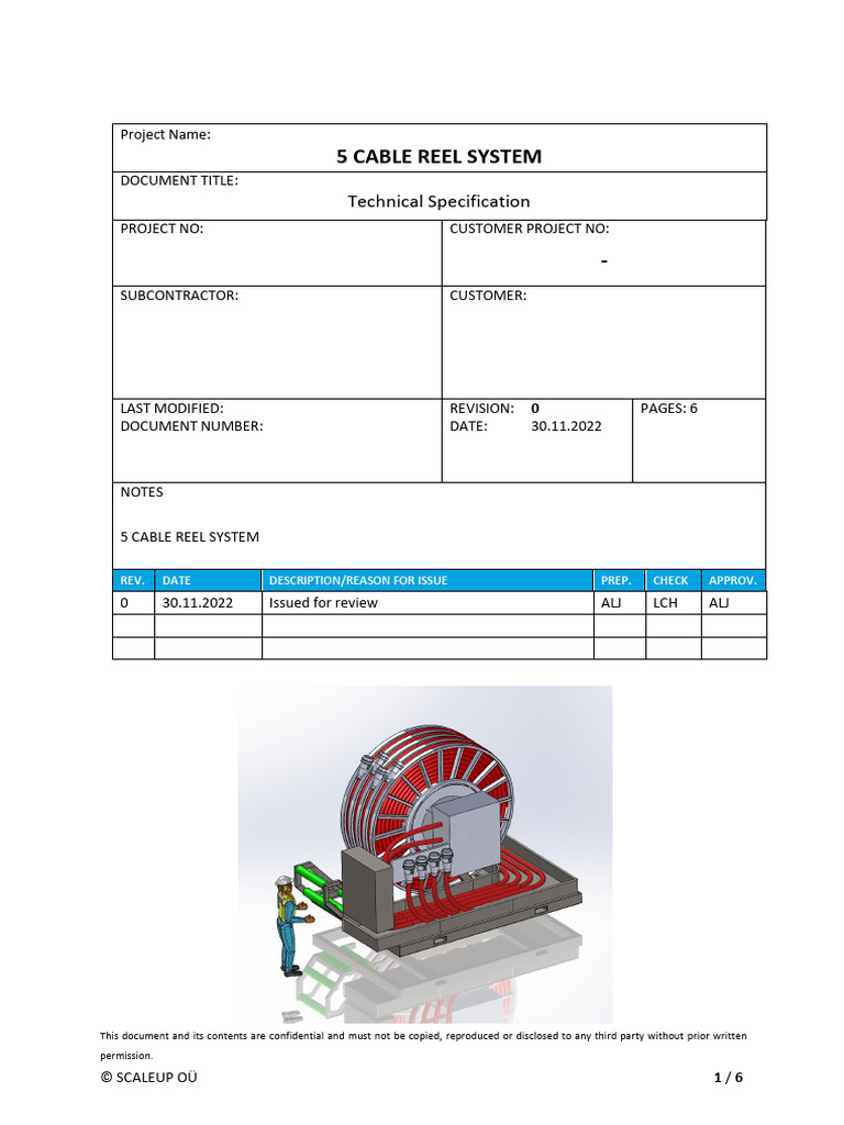 Shore Power Cable Reel Specification | PDF | Ac Power Plugs And Sockets ...