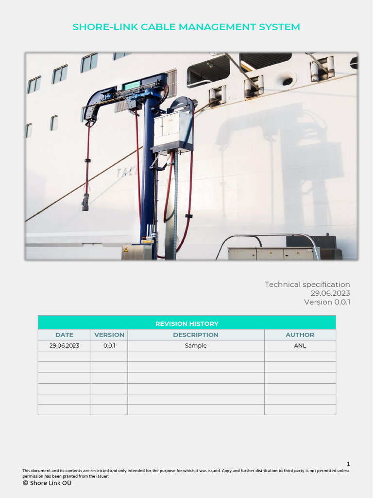 TS-Dispenser (1 cable) | PDF | Ships | Ac Power Plugs And Sockets