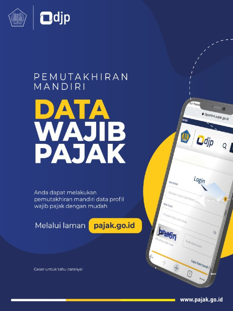 Tutorial Pemutakhiran Mandiri Data Wajib Pajak | PDF