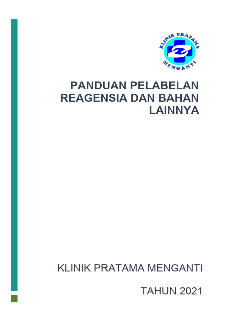 Panduan Pelabelan Reagensia Dan Bahan Lainnya | PDF