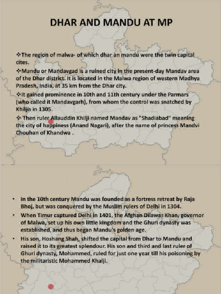 Twin City of Dhar and Mandu | PDF
