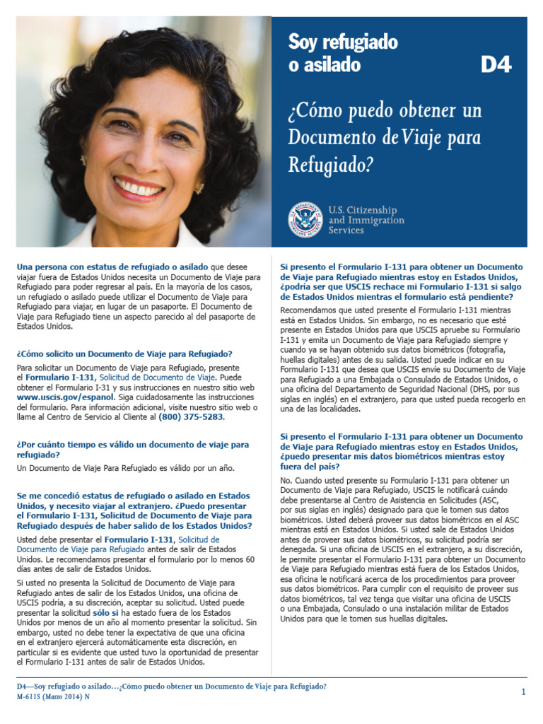 Cómo obtener un Documento de Viaje para Refugiados | PDF | Refugiado