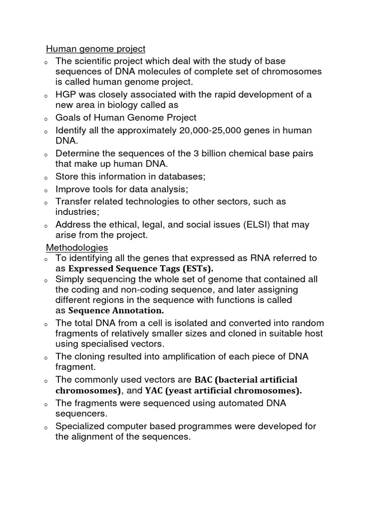 Expressed Sequence Tags (Ests) | PDF | Dna Sequencing | Genome