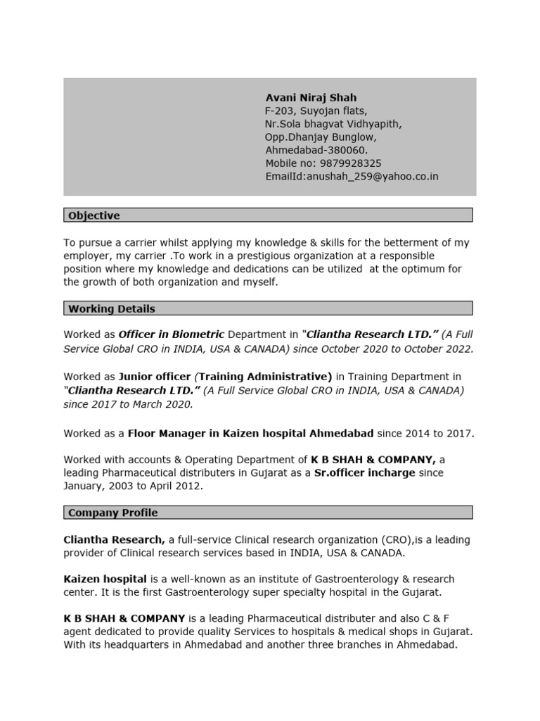 Avani Shah | PDF | Gujarat