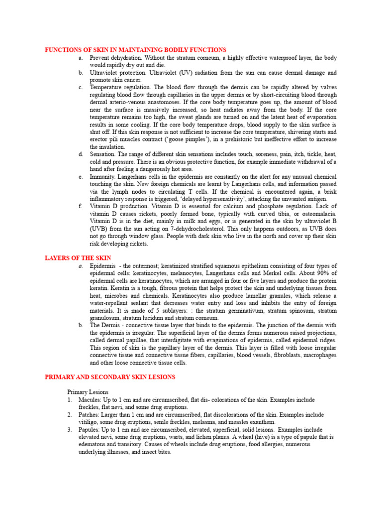 Atopic Dermatitis Eczema Notes | PDF | Epidermis | Dermatitis