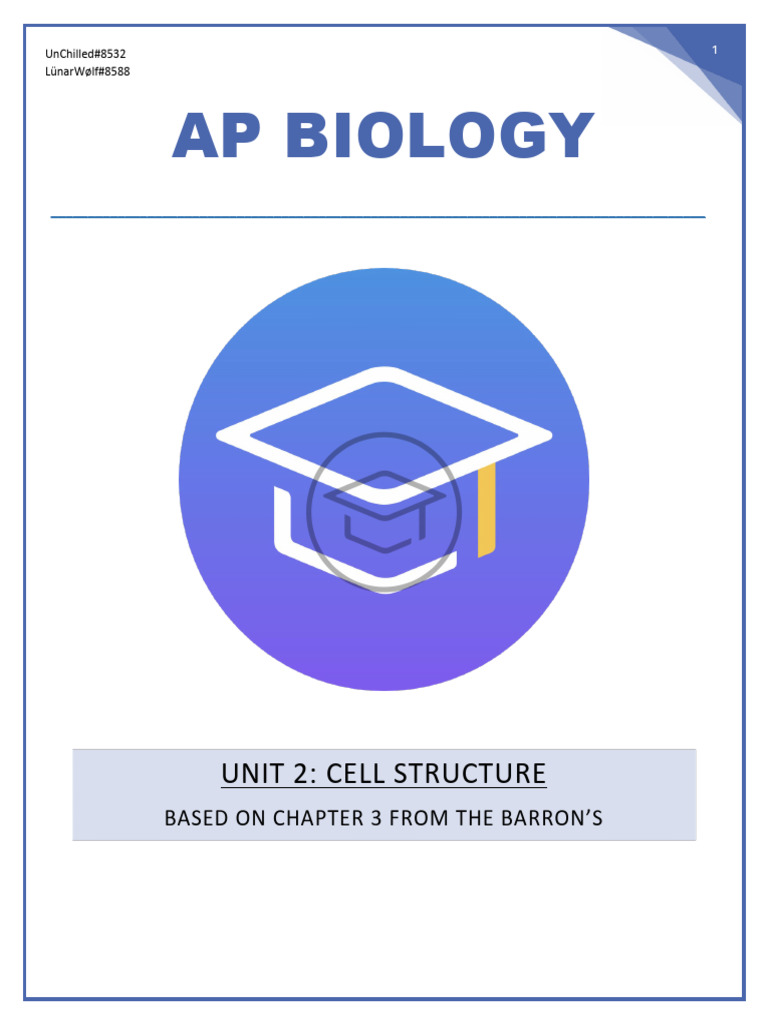 BIO Cell Structure Function UnChilled.8532 | PDF | Cell (Biology ...