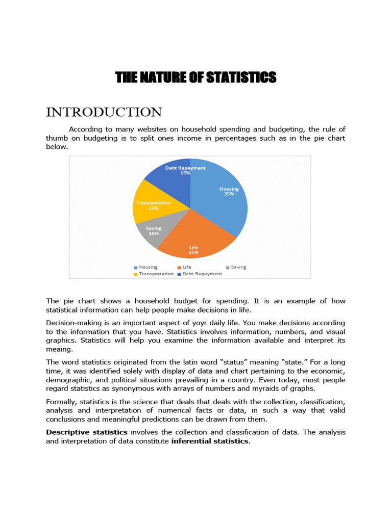 CHAPTER 3 THE NATURE OF STATISTICS Copy 1 | PDF | Level Of Measurement ...