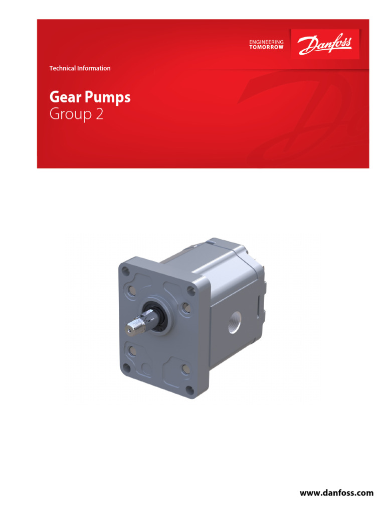 Danfoss GRP 2 Gear Pumps | Download Free PDF | Filtration | Pump